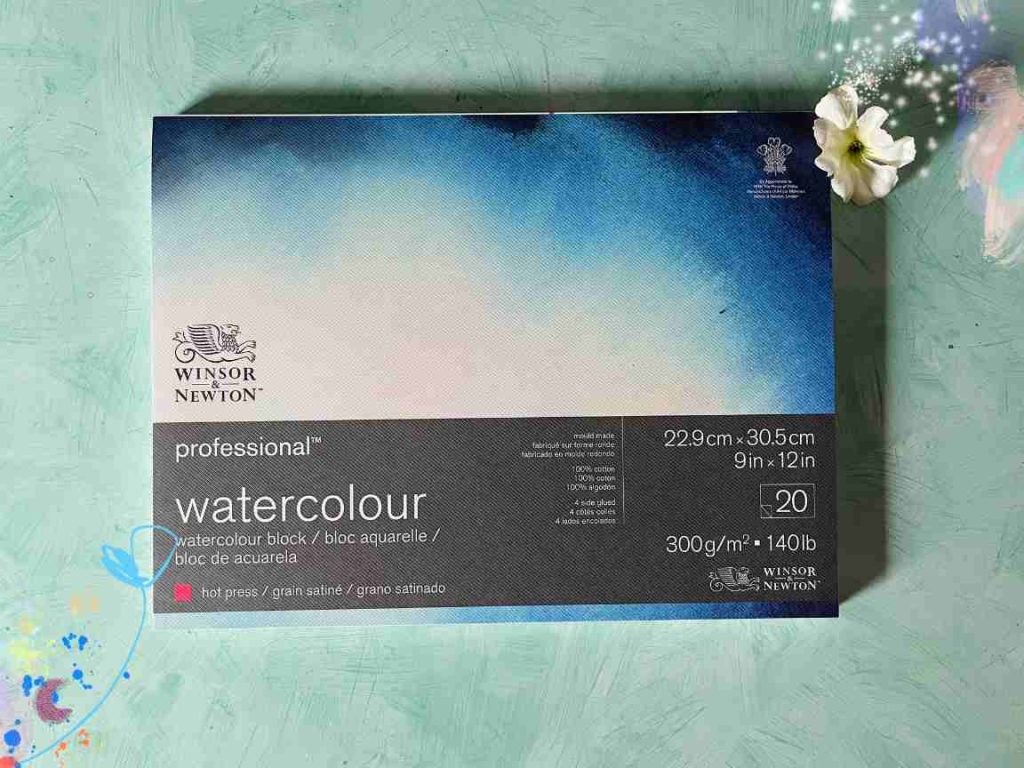 Ejemplos de papel acuarela que utilizo en mis obras